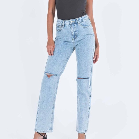 Princess Polly | Jeans | Princess Polly Ripped High Rise Denim Jeans ...